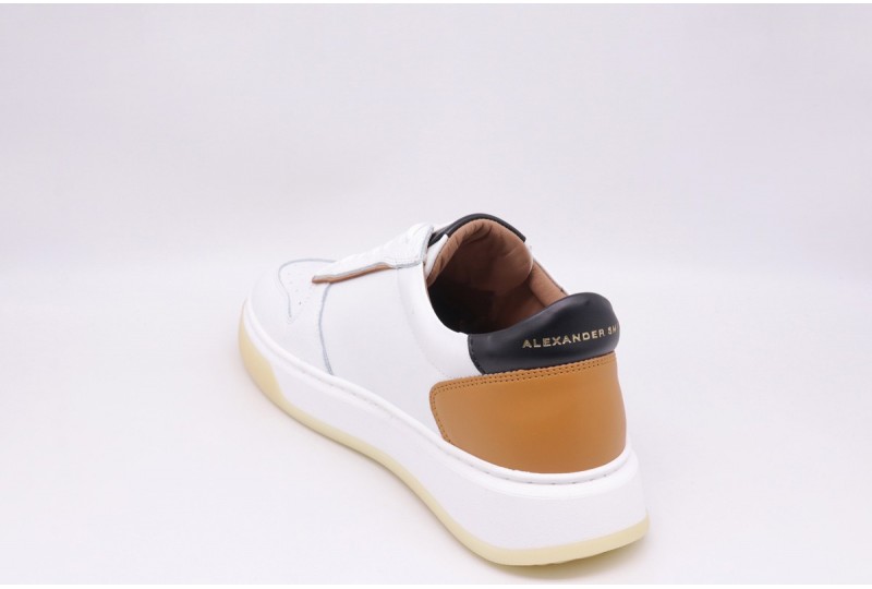 ALEXANDER SMITH Harrow white/cognac